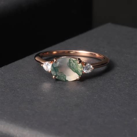 Stunning Moss Agate Ring • The Green Crystal