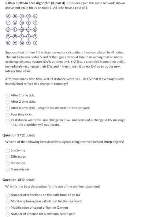 506 4 Bellman Ford Algorithm 3 Part 4 Consider
