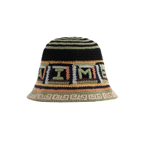 에메 레온 도르 에메 크로셰 버킷 햇 멀티컬러 Aime Leon Dore Kream