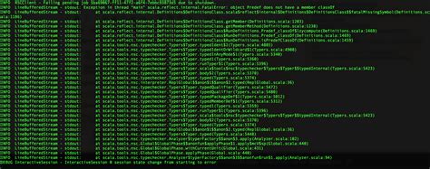 Scala Reflection Error While Creating Spark Session Through Livy
