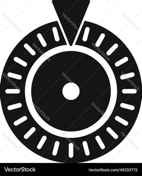 Cipher Wheel Icon Simple Data Encryption Vector Image