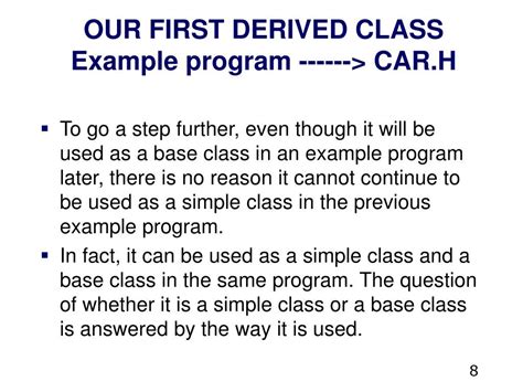 Ppt Object Oriented Design Inheritance And Class Examples Powerpoint