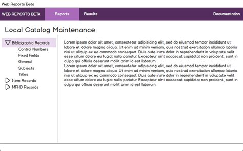 website design how to display nested categories of data without using