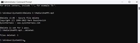 How To Completely Delete Any Windows File Using SDelete