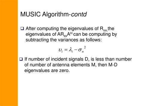 Ppt Eigenstructure Methods For Noise Covariance Estimation Powerpoint
