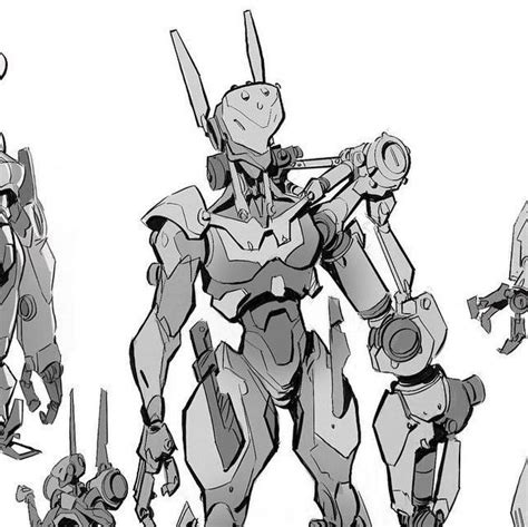 Iain Thody On Instagram Continued Kinda Mechs But Figure Shape Practice Mech Mechas