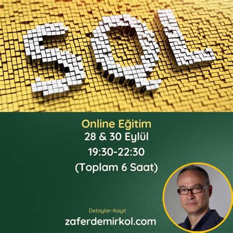 Zafer Demİrkol Linkedin‘de Sql Bilmenin Kariyerinize Faydaları Sql