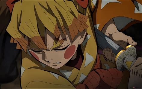 Zenitsu Agatsuma Angry Demon Slayer Hd Wallpaper Download