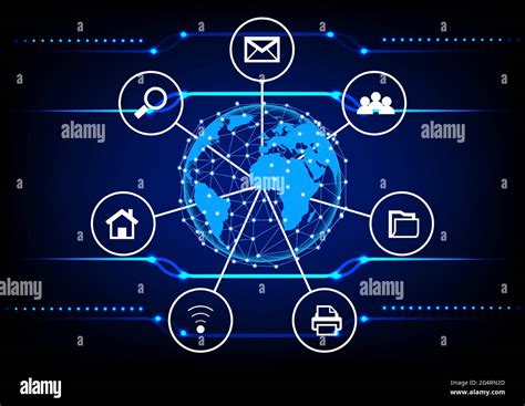 Graphics Diagram Cloud Computing Concept Infrastructure Link Access Data Management Vector