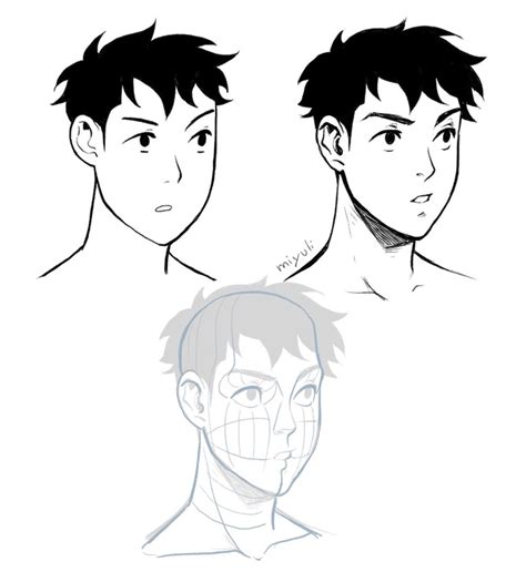 Подсказки по рисованию головы и глаз Автор Miyuli Обучение Lessons And Tutorials 2025