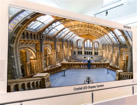 Sony Previews Lower Cost Modular Microled Displays Sound And Vision