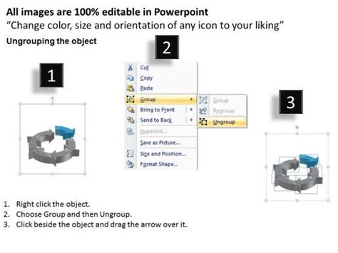 Ppt Components Of Circular Process Business Management PowerPoint Templates