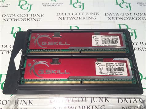 G Skill Pc2 6400 1gb Dimm 800 Mhz Ddr2 Memory F2 6400cl5d 2gbnq Data Got Junk
