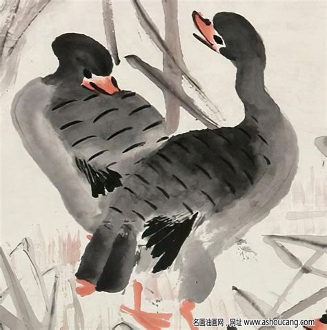 边寿民作品 芦雁 29 高清大图下载 名画油画网