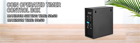 Vevor Coin Operated Timer Control Power Supply Box Coin Acceptor Programmable Control Coin