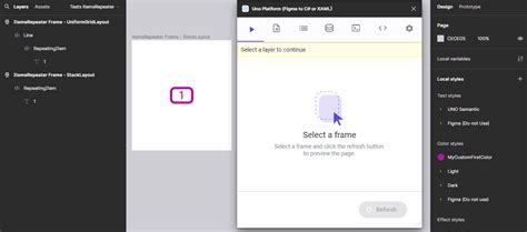 maximizing ui design with itemsrepeater in uno figma