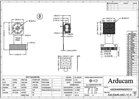 Buy Arducam Ov2640 Camera Module 2mp Mini Ccm Compact Modules Compatible Online At Lowest Price