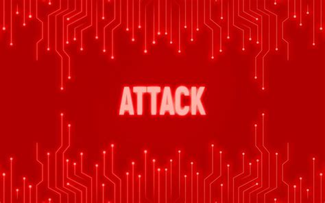 Premium Photo Cyberattack Warning Internet Network At Risk