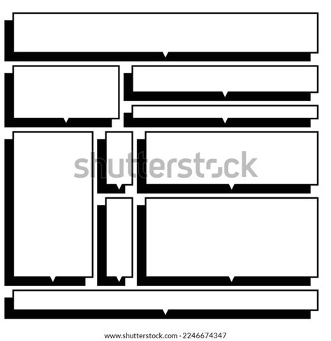 Vector Collection Set Dialog Box Designs Stock Vector Royalty Free Shutterstock