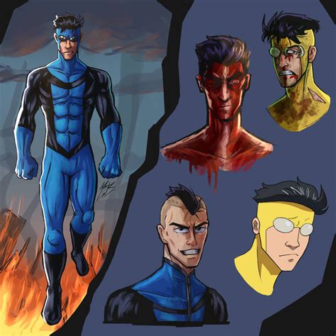 Invincible Fanart Blue Suit By Boljimal On Deviantart