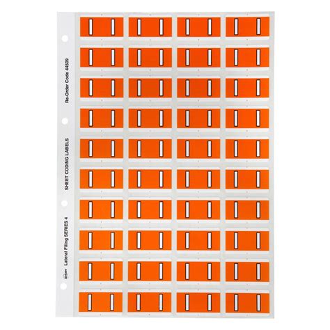 Avery Colour Coding Labels 25mm Alpha I Orange Pack 240 Winc