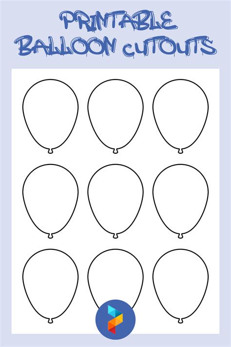 10 Best Printable Balloon Cutouts Pdf For Free At Printablee