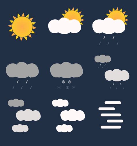 90 Best Free Weather Icon Sets 2025 Update 365 Web Resources
