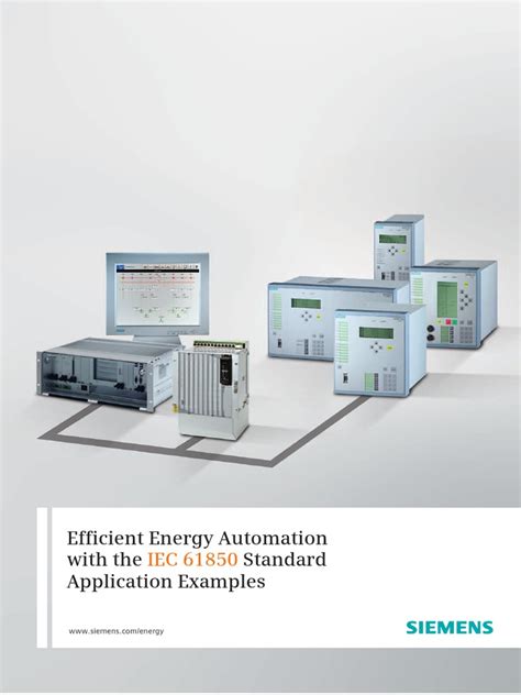 Efficient Energy Automation With Iec 61850 Standard Application Example Pdf Ethernet