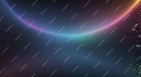 Premium Photo Binary Symphony Layered Illustration Of Binary Code