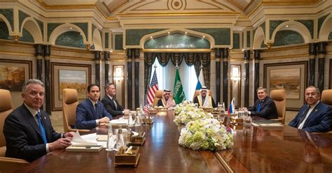 Ukraine War Us And Russia Officials Hold Talks In Saudia Arabia