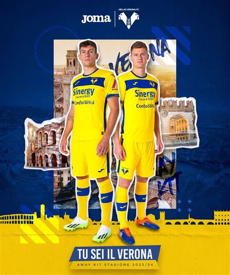 Nova Camisa Reserva Do Hellas Verona 2023 2024 Joma Mdf