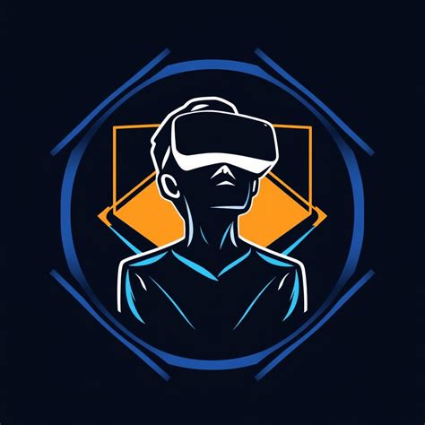 Futuristic Vr Logo Design