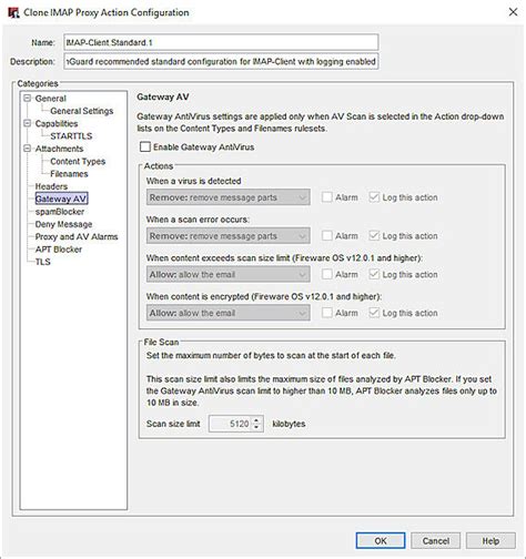 imap proxy antivirus