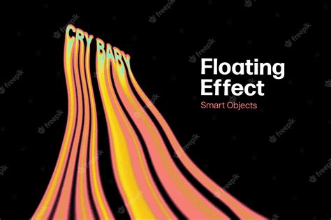 Premium Psd Hot Floating Text Effect