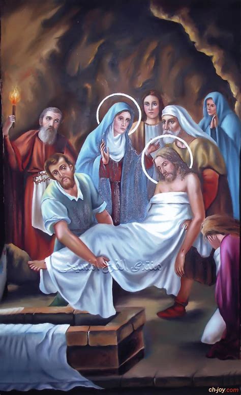 بوستر وضع السيد المسيح فى القبر دفن المسيح منتدى الفرح المسيحى