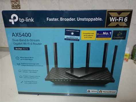 Wifi Router Tplink Ax5400 Computers And Tech Office And Business Technology On Carousell
