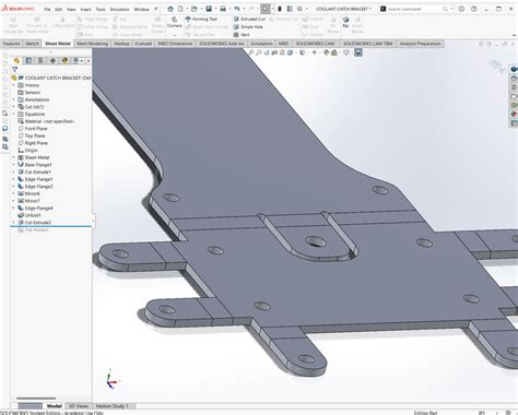 All Of My Sheet Metal Controls Somehow Got Greyed Out What Happened And How Do I Get It Back