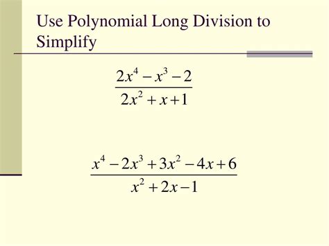 Ppt Rational Zero Theorem Synthetic And Long Division Using Technology To Approximate Zeros