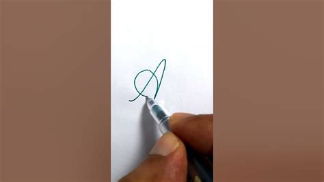 English Cursive Writing Aa Cursive Cursiveabcd Cursivewriting Youtube