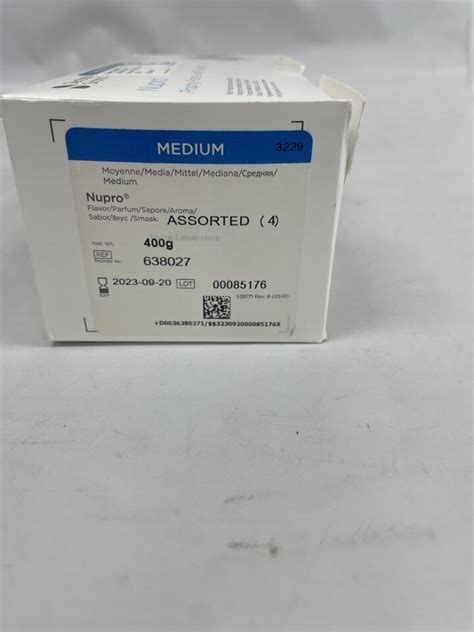 New Dentsply 638027 Nupro Prophy Paste With Fluoride Assorted Medium Disposables General For