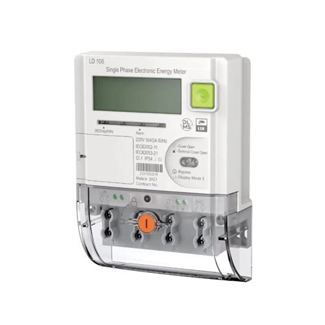 Smart Single Phase Electricity Meter