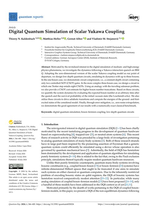 Pdf Digital Quantum Simulation Of Scalar Yukawa Coupling