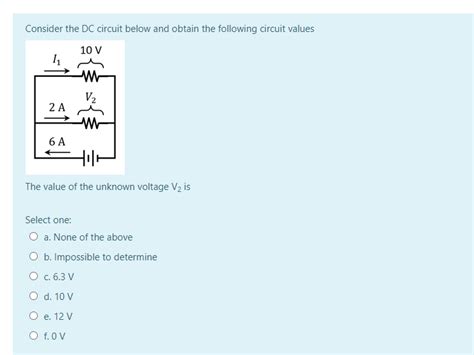 Solved Consider The DC Circuit Below And Obtain The Chegg Com