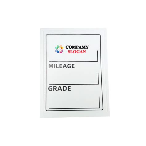 Static Cling Sticker For Fuel Tank Cap Inkwell Promos Inc