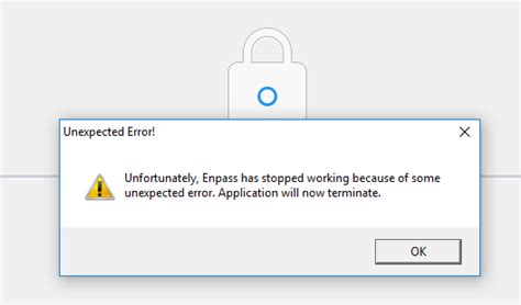 Errorcrash After Restore Backup Modern Windows Enpass Discussion Forum