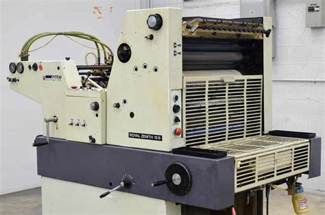 Adast Dominant 514 Single Color Offset Press Boggs Equipment