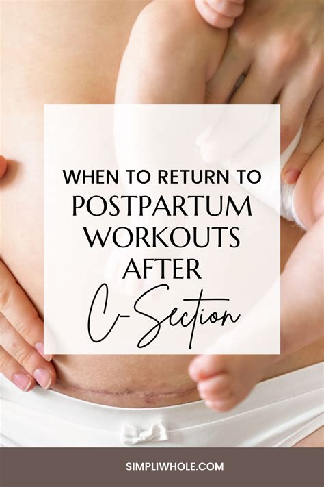 Workouts After C Section Artofit