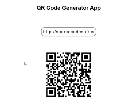 Qr Code Generator App Using Htmlandcss In Vanillajs With Source Code