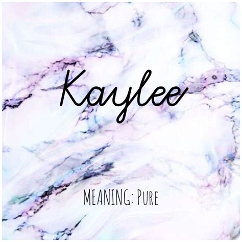 Kaylee Name