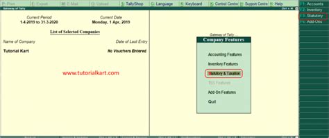 How To Activate GST In Tally Enable GST In Tally ERP 9